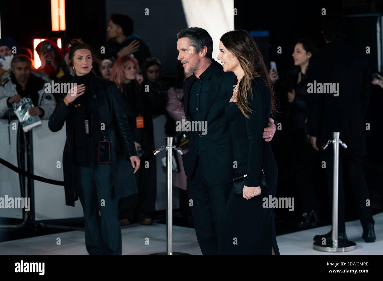 Christian Bale and Sibi Blazic attend "The Bride!" World Premiere at ...