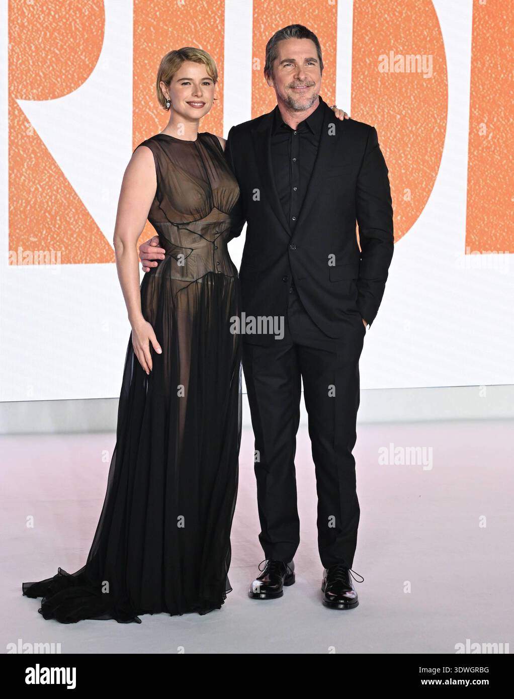 Jessie Buckley and Christian Bale attends The Bride World Premiere at ...