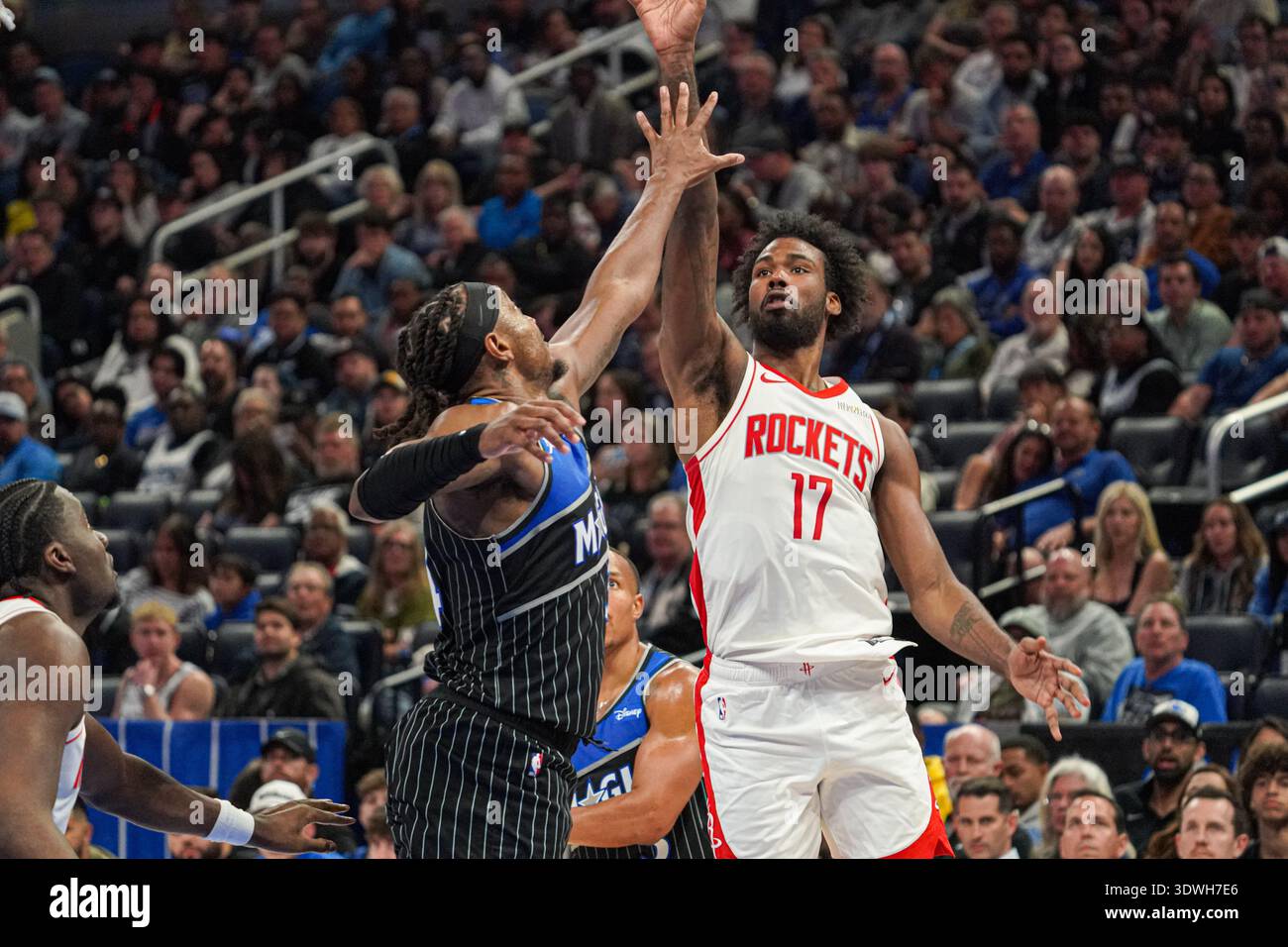 Orlando, Florida, USA, February 26, 2026, Houston Rockets guard Tari ...