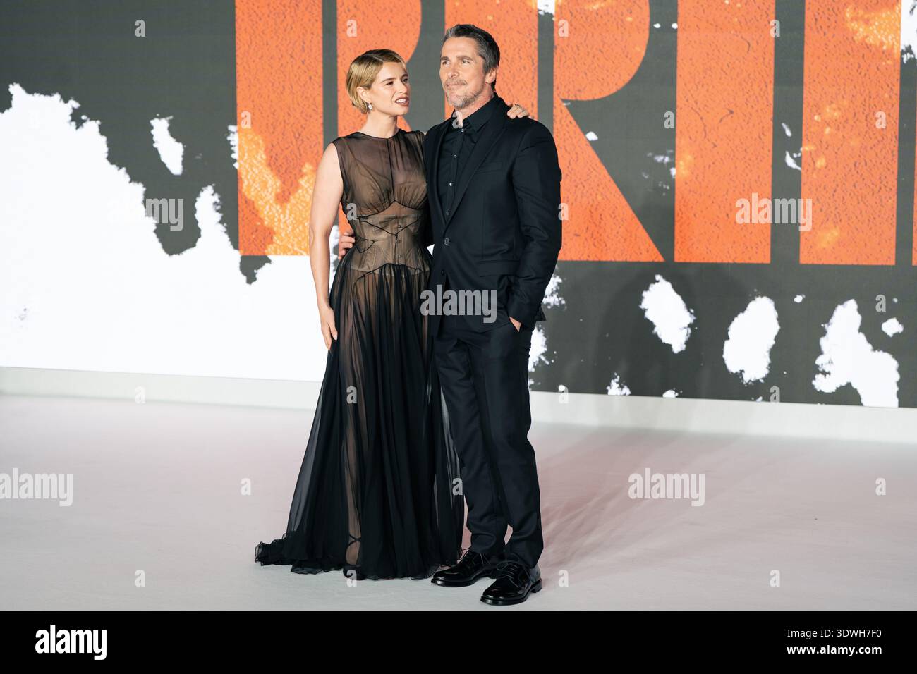 Jessie Buckley and Christian Bale attend "The Bride!" World Premiere at ...