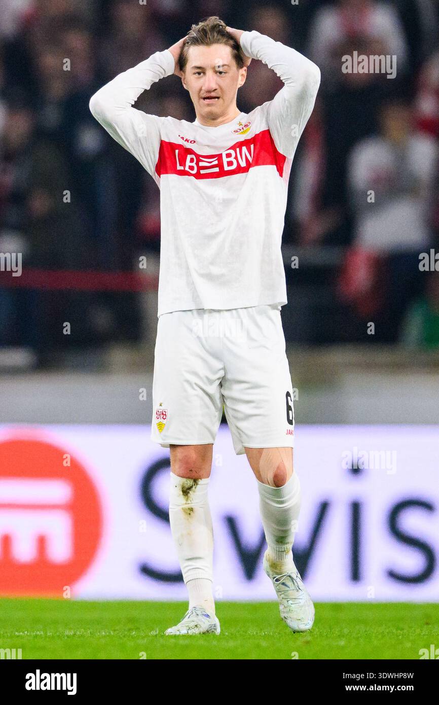 Stuttgart, Germany. 26th Feb, 2026. Soccer: Europa League, VfB ...