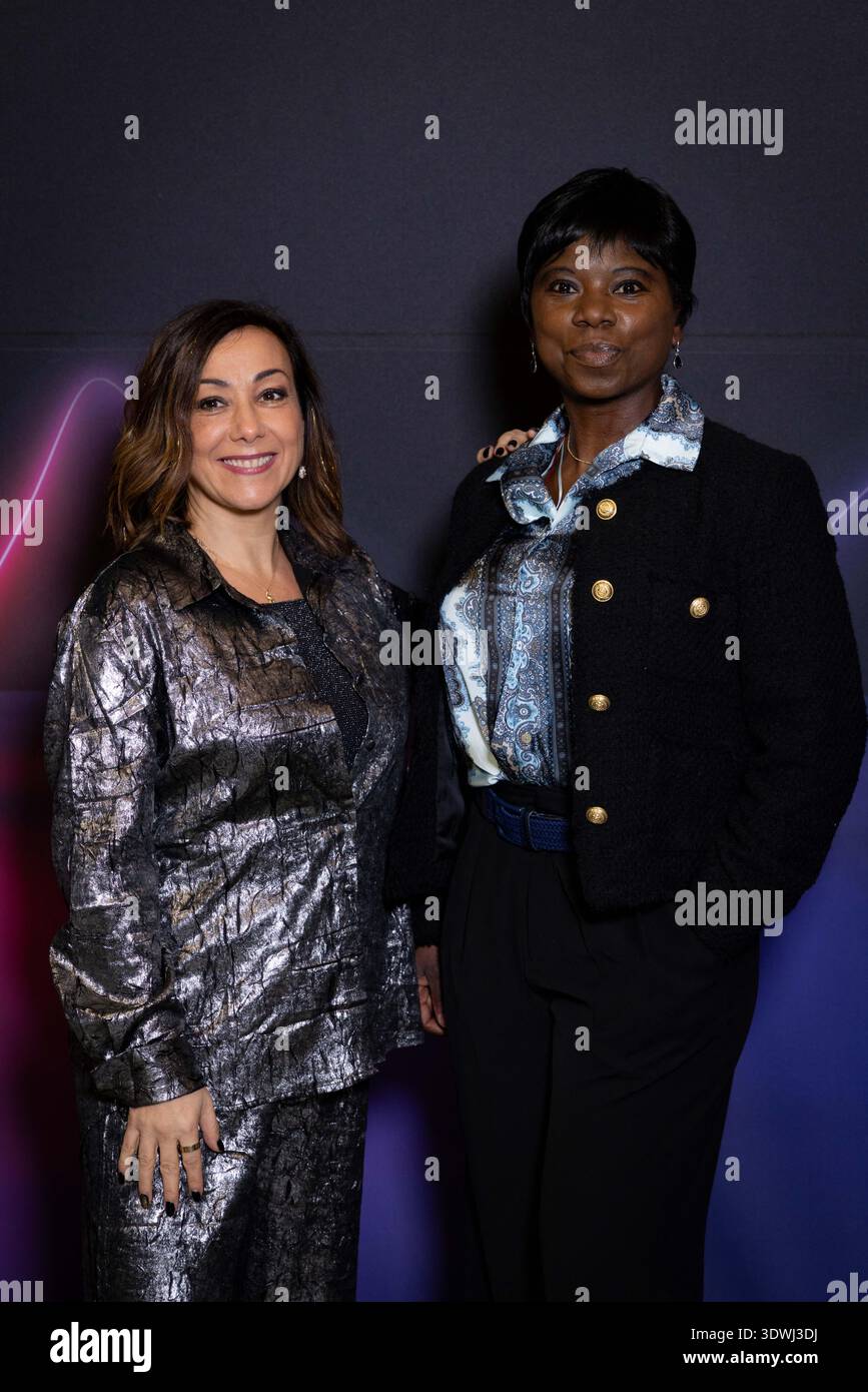 Sarah Abitbol, Surya Bonaly attend the ‘Victoires du Sport’ awards ...
