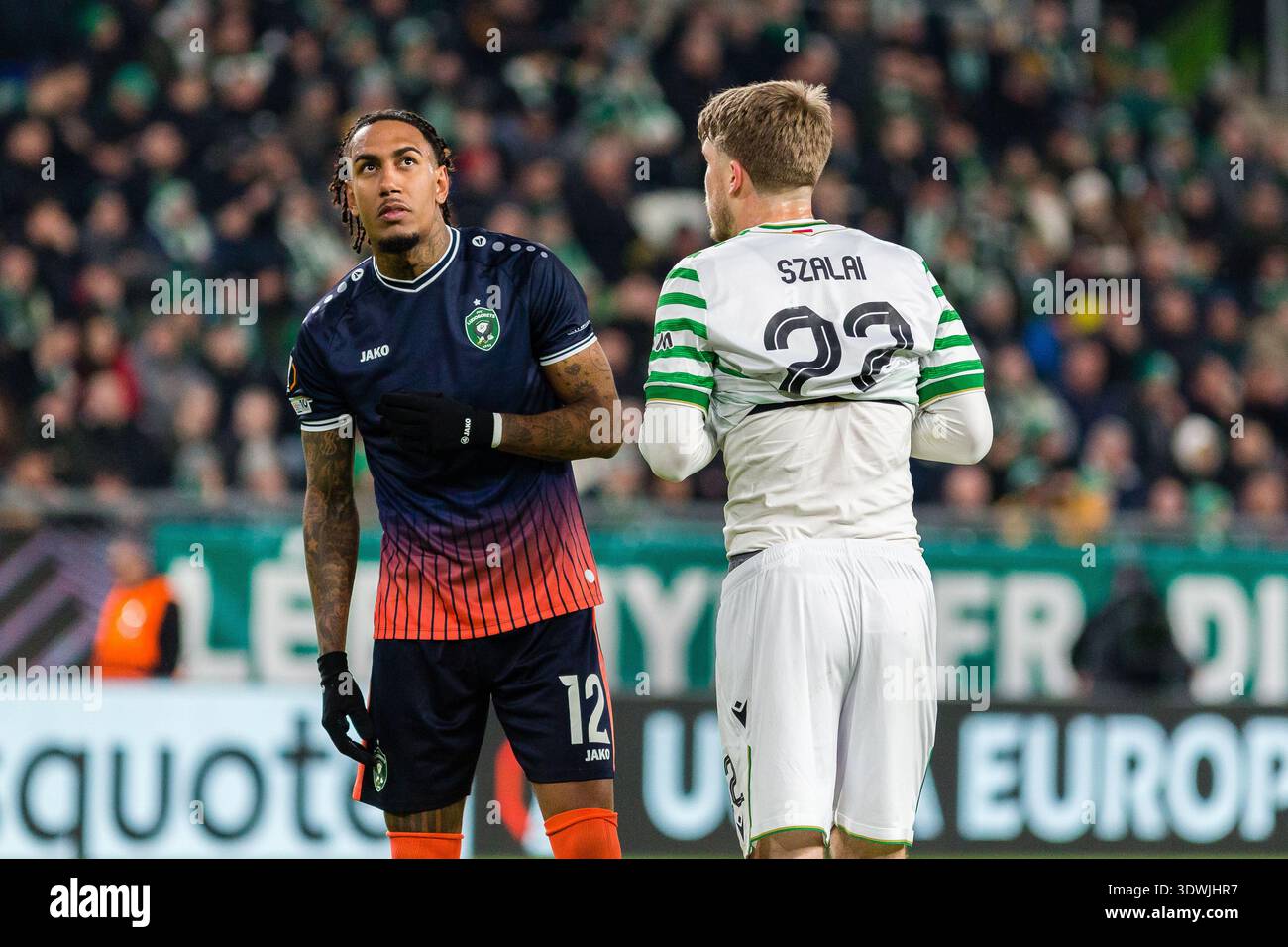 Budapest, Hungary. 26th, February 2026. Rwan Cruz (12) of Ludogorets ...