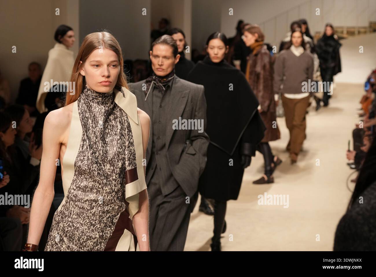 Models wear creations from the Tod's Fall/Winter 2026-2027 Women's ...