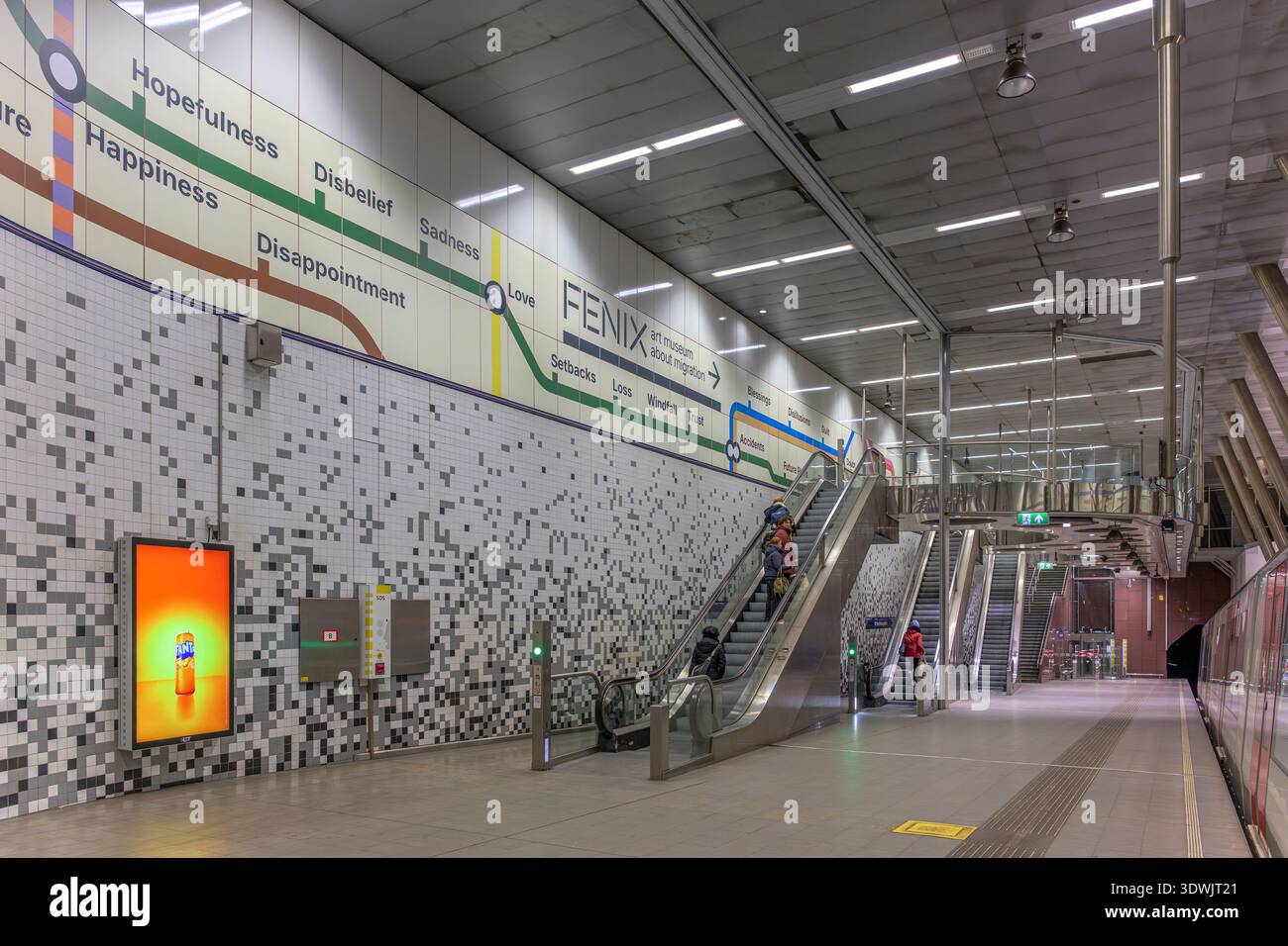 Wilhelminnaplein metro station in Rotterdam. Being closest to FENIX ...