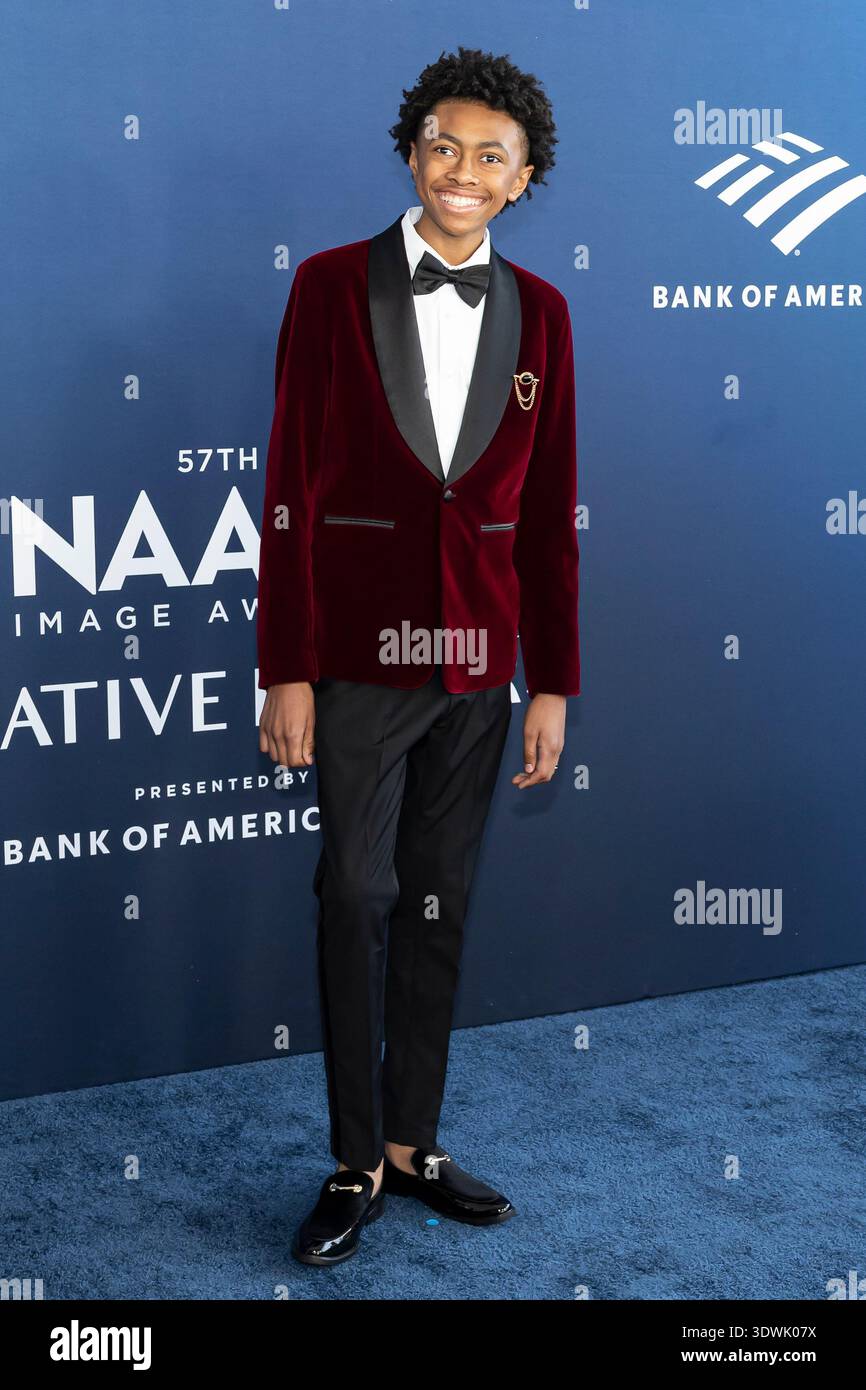 Jeremiah Felder attends the arrivals of the “57th NAACP Image Awards ...