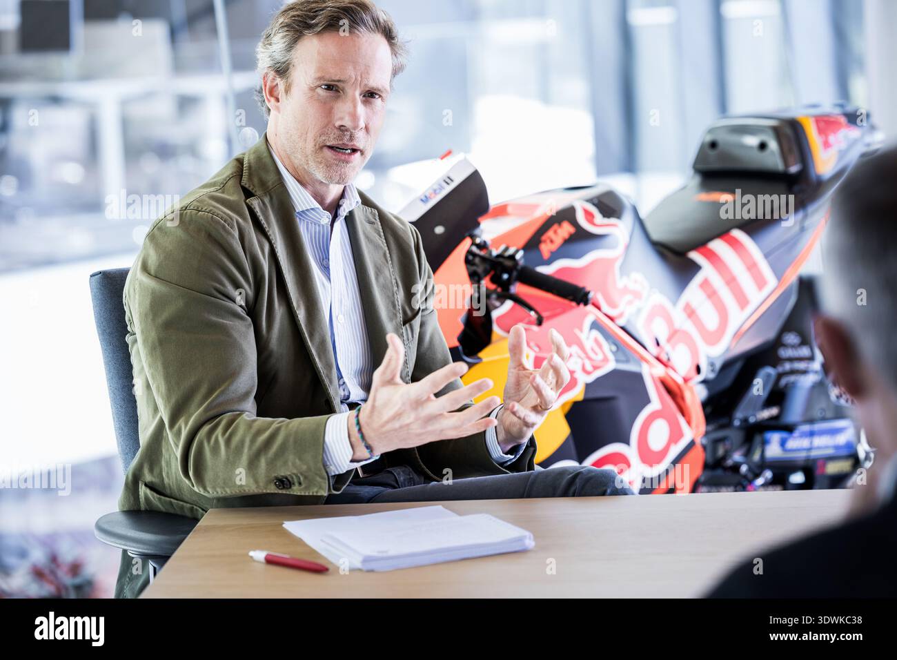 Gottfried Neumeister, CEO of KTM, Mattighofen, Austria, on 18 September ...