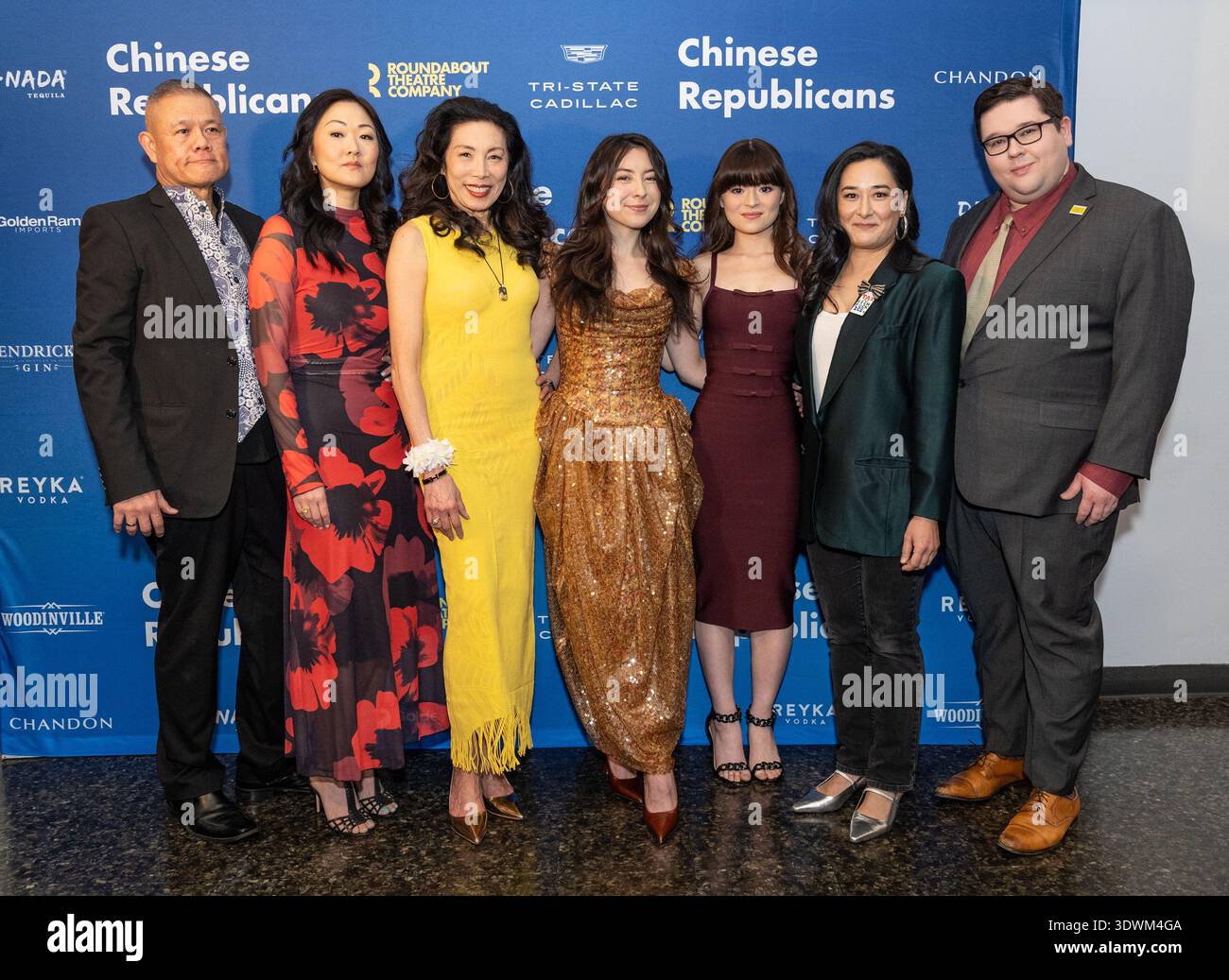 New York, United States. 26th Feb, 2026. Chay Yew, Jully Lee, Jodi Long ...
