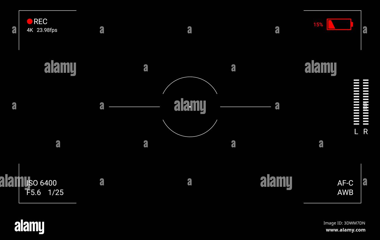 Video recording frame layout viewfinder hi-res stock photography and ...