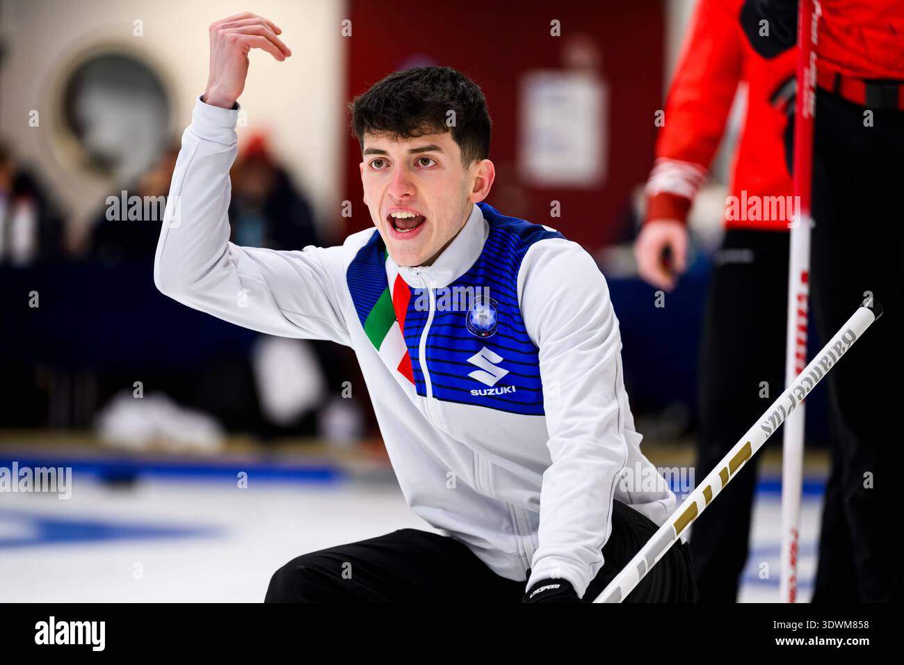 Team Italy - men, Stefano Spiller. World Junior Curling Championships ...