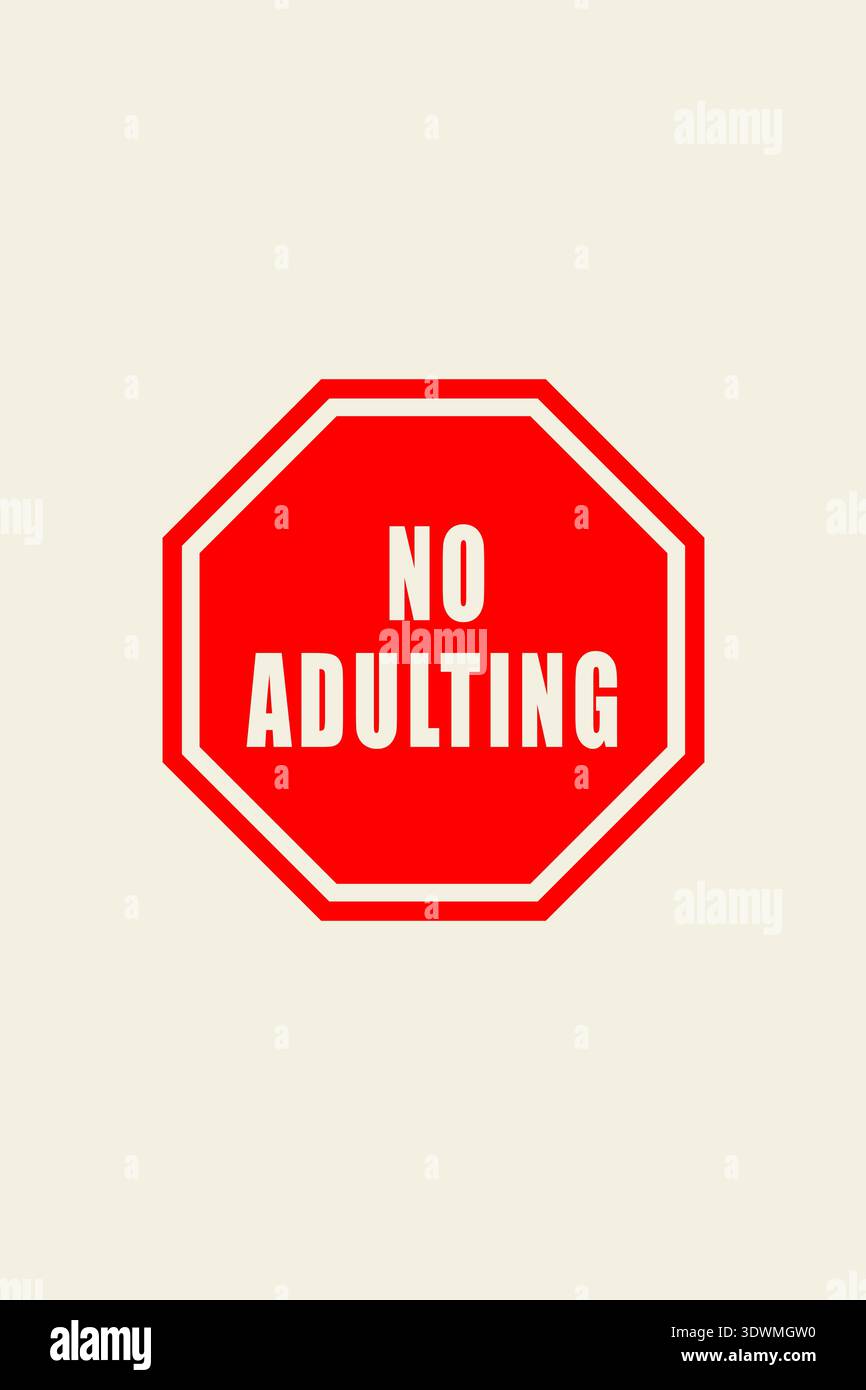 Adulting illustration hi-res stock photography and images - Alamy