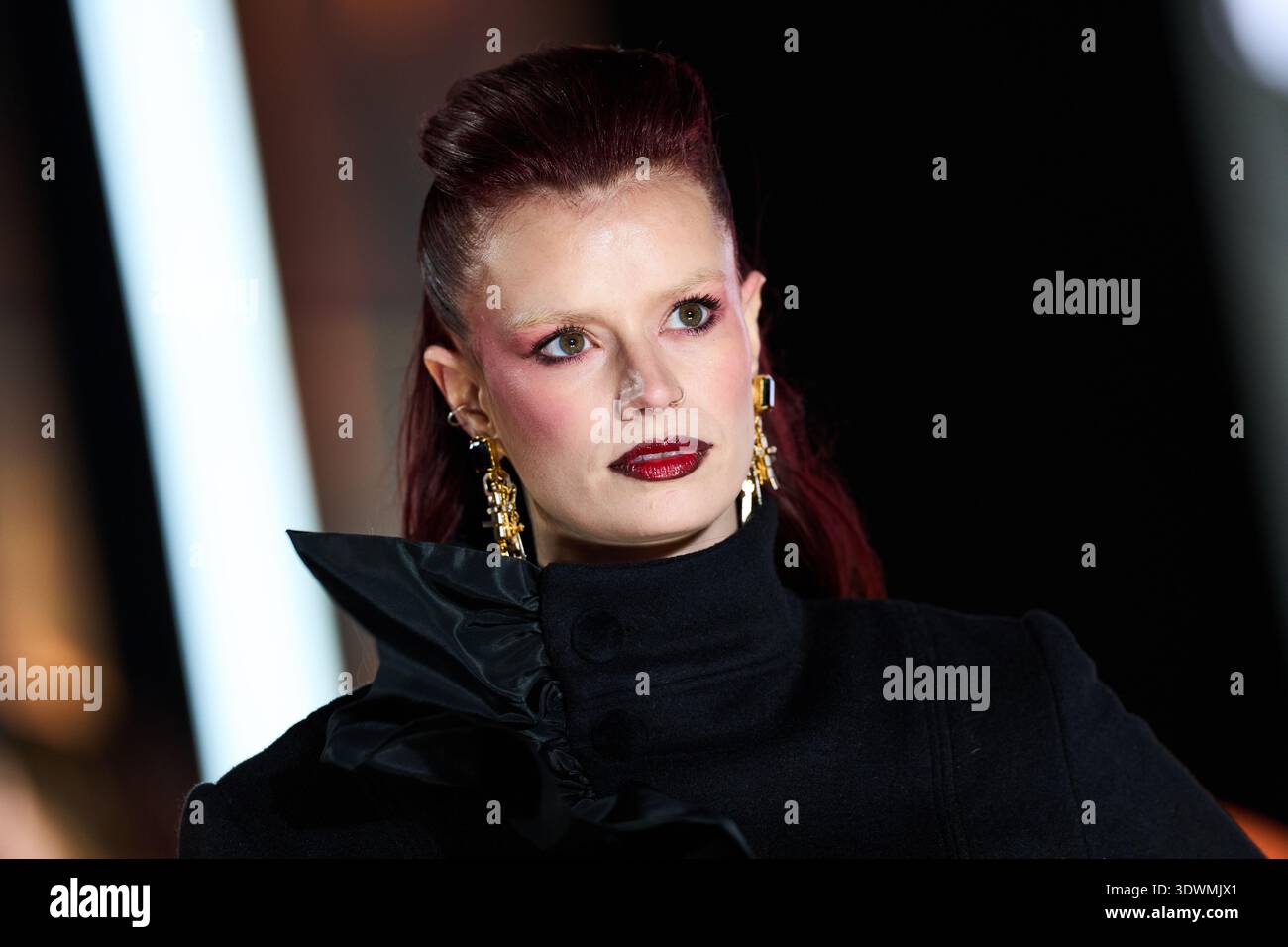 Amy Spalding poses for photographers upon arrival at the World premiere ...