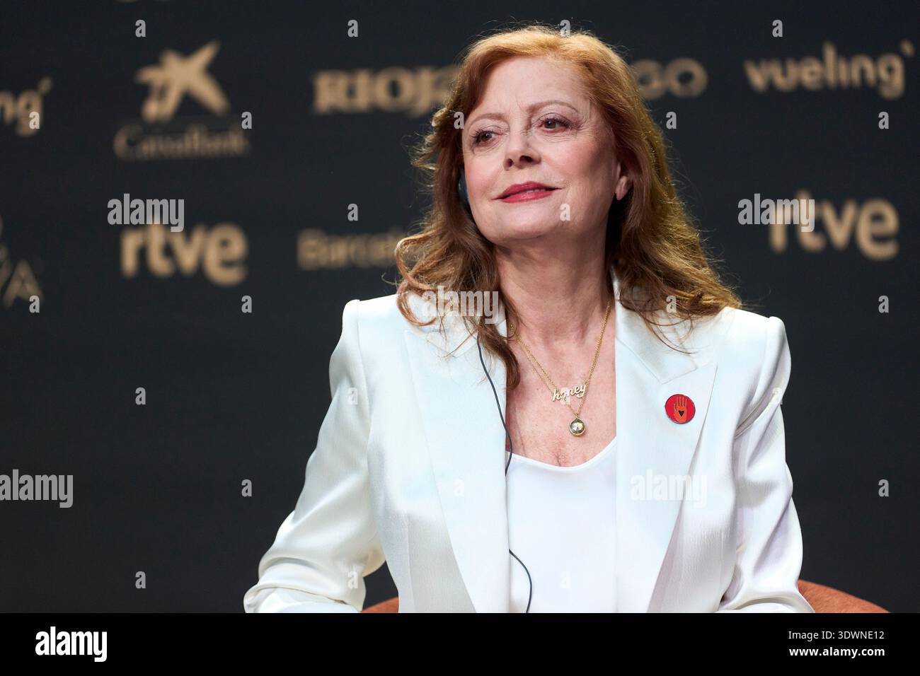 Barcelona. Spain. 20260227, Susan Sarandon attends a press conference ...