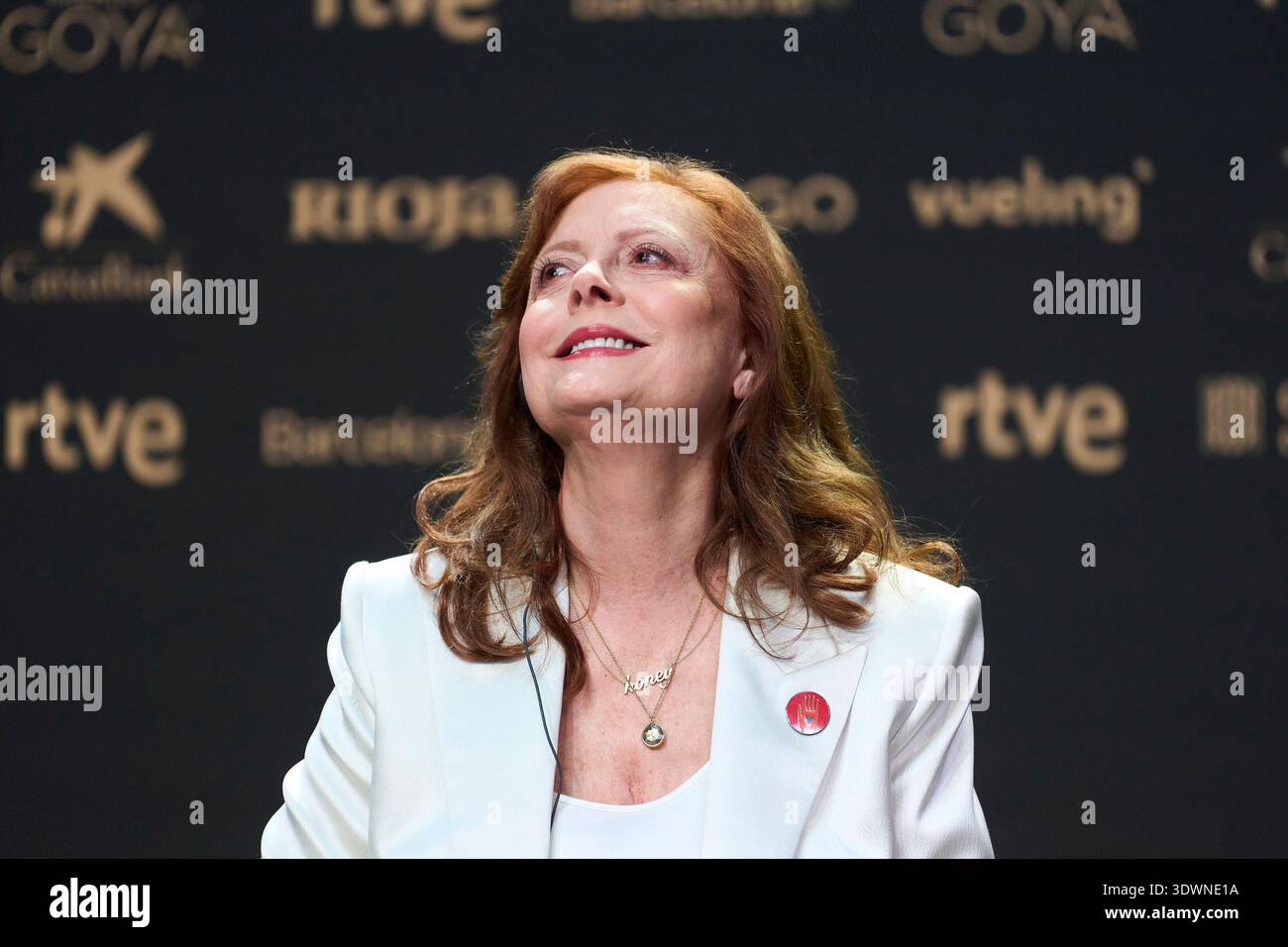 Barcelona. Spain. 20260227, Susan Sarandon attends a press conference ...