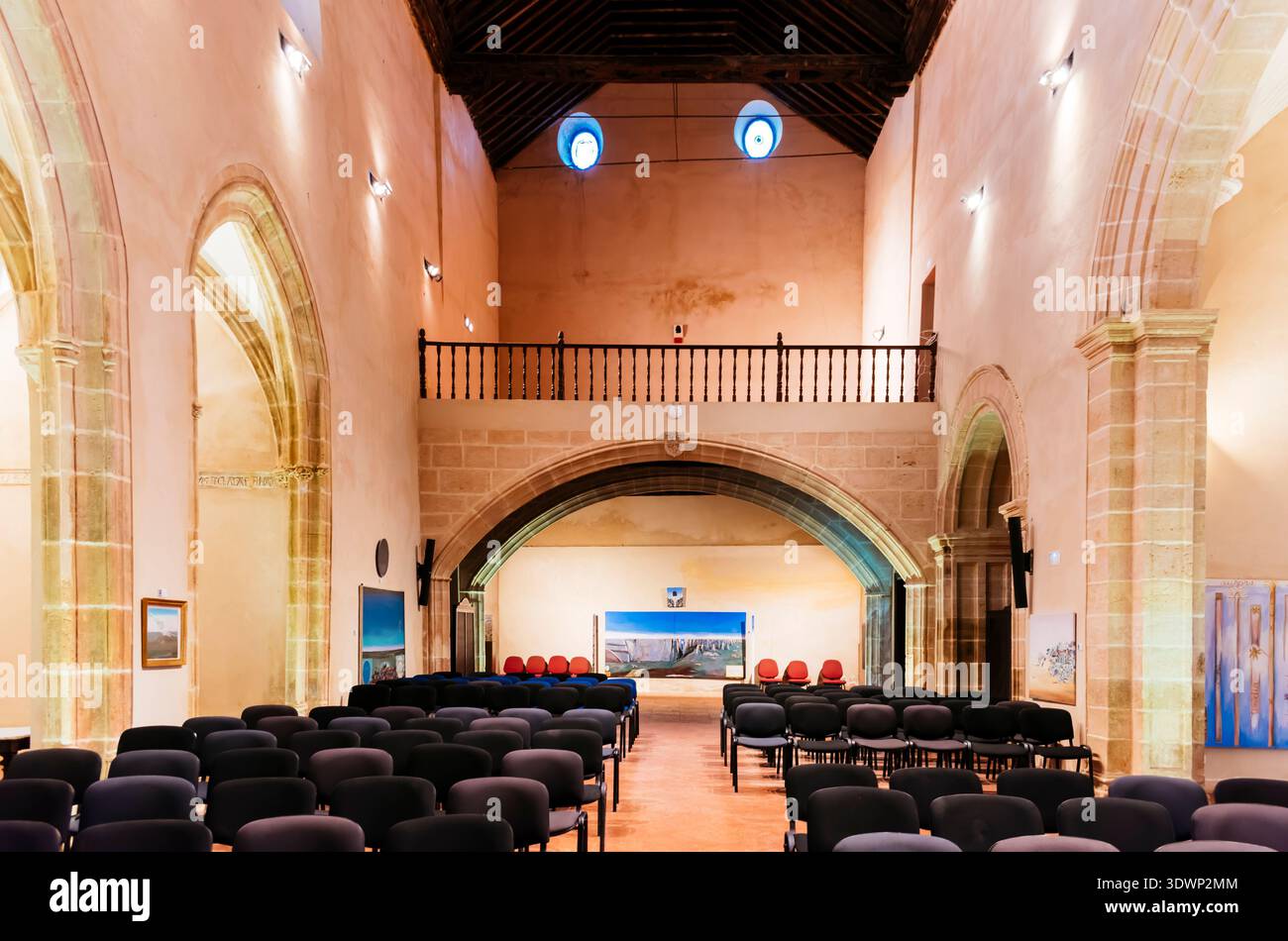 Auditorium in the old deconsecrated church. Convent of St Dominic. This ...