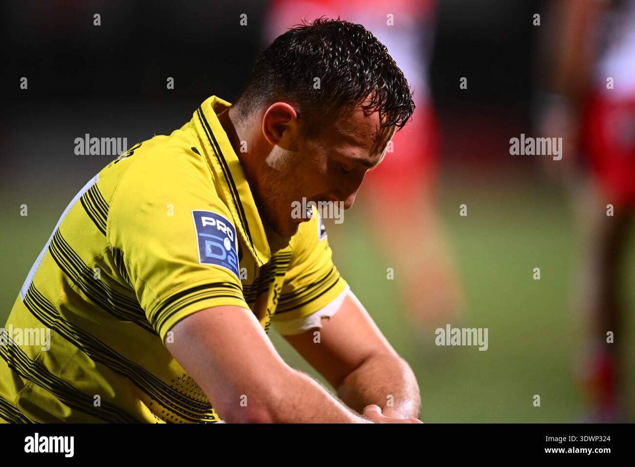 Aurelien Lafforgue of Stade Montois during the Pro D2 match between ...