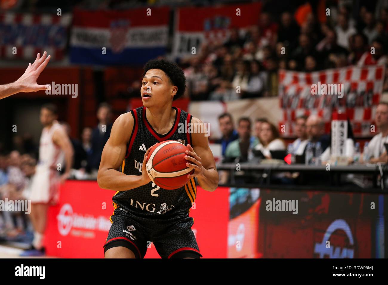 17 February 2026, Croatia, Zagreb: Basketball: World Cup Qualification ...