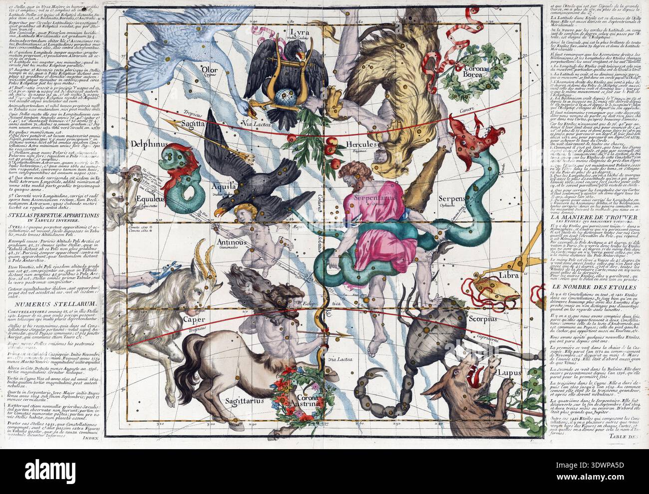 Intricately detailed celestial map hi-res stock photography and images ...