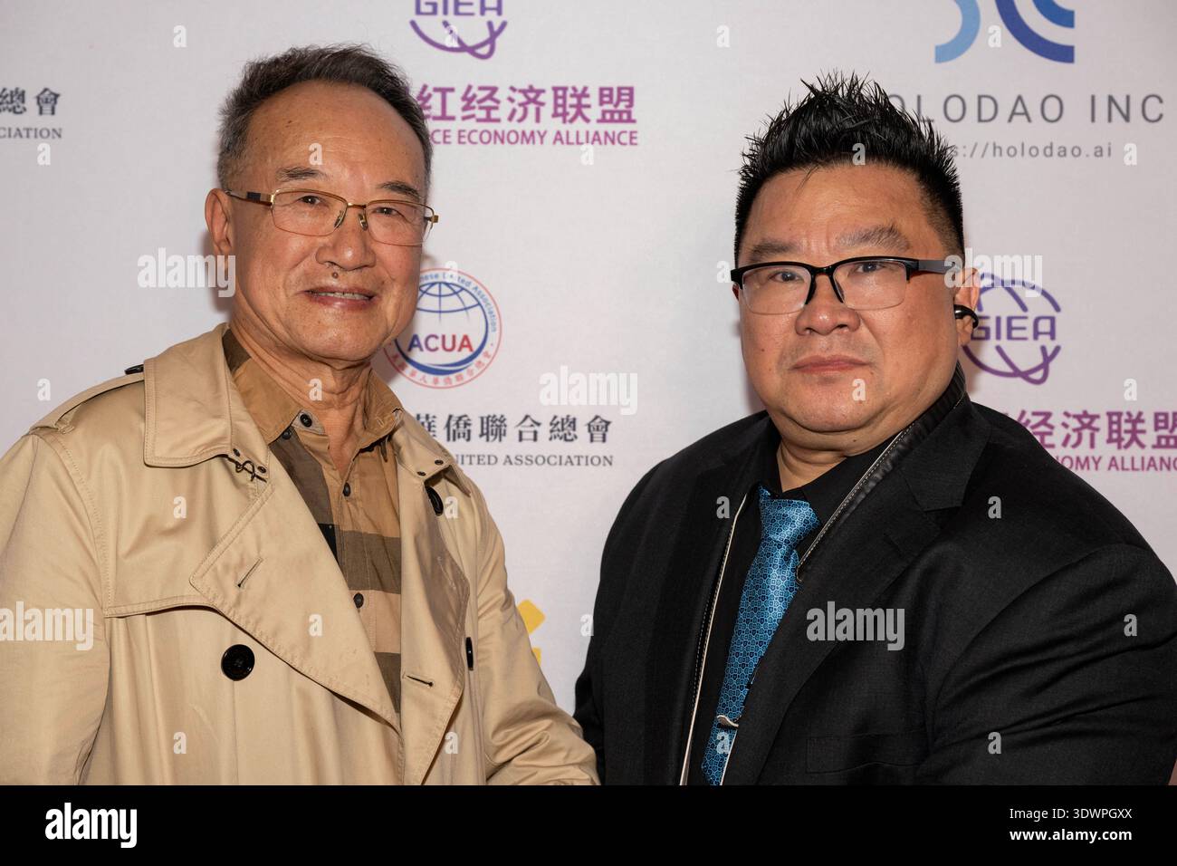 Xavvi CEO Peter WU with John Sun attends 2026 XAVVI Global Influencer ...