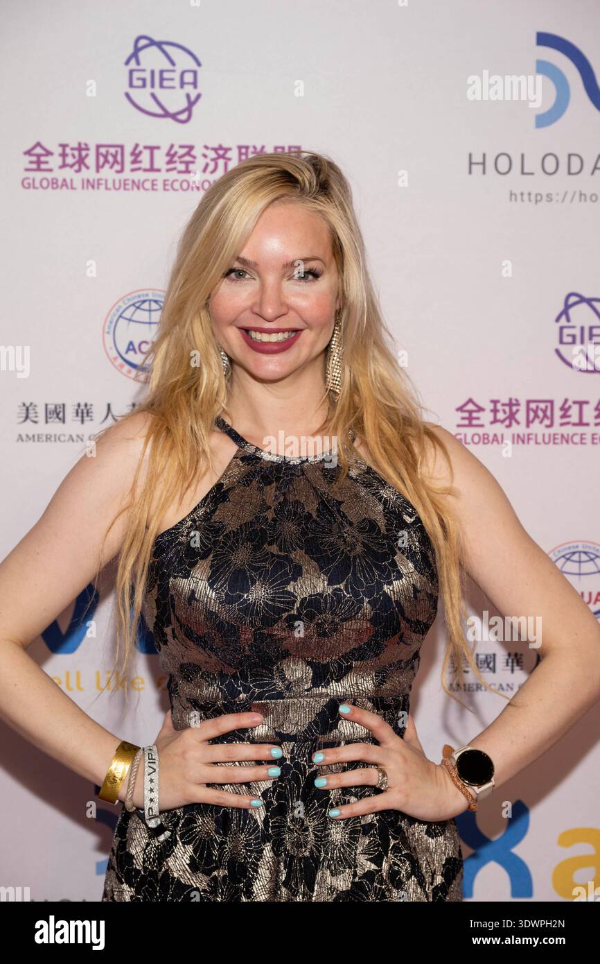 USA. 26th Feb, 2026. Actress Grace Field attends 2026 XAVVI Global ...