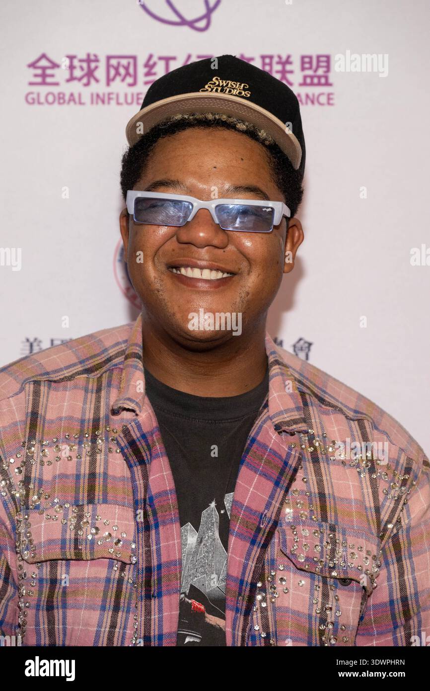Actor Kyle Massey attends 2026 XAVVI Global Influencer Business ...
