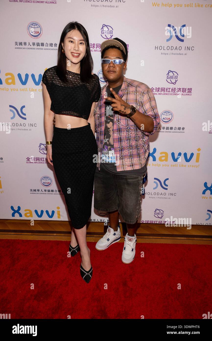 USA. 26th Feb, 2026. Fast Mass Xavvi Partner Rhone Cho, Actor Kyle ...