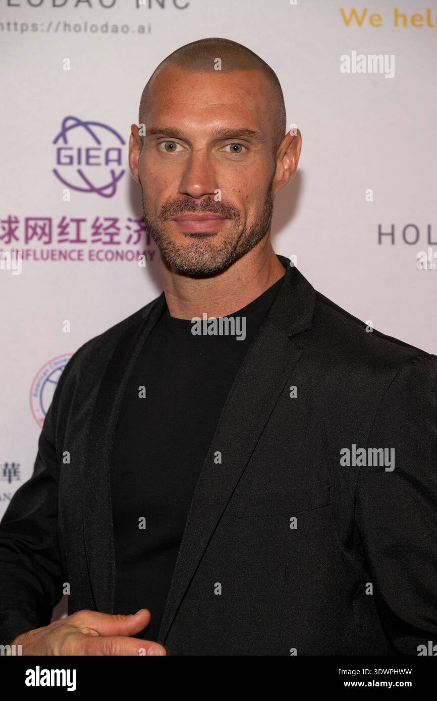 Actor Nathan Mander attends 2026 XAVVI Global Influencer Business ...