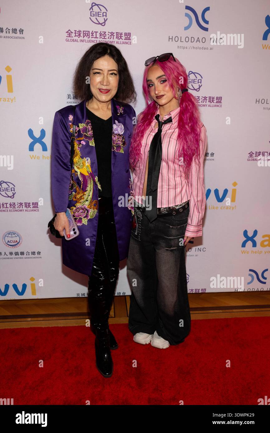 Fashion designer Kiki Wang, Influencer / Singer McKenzi Brooke attend ...
