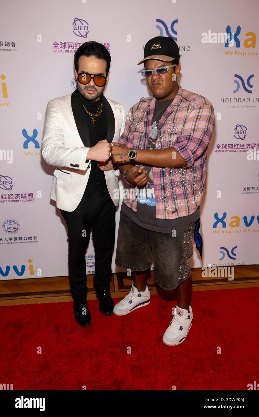 USA. 26th Feb, 2026. Actor James Darius Moshir, Actor Kyle Massey ...