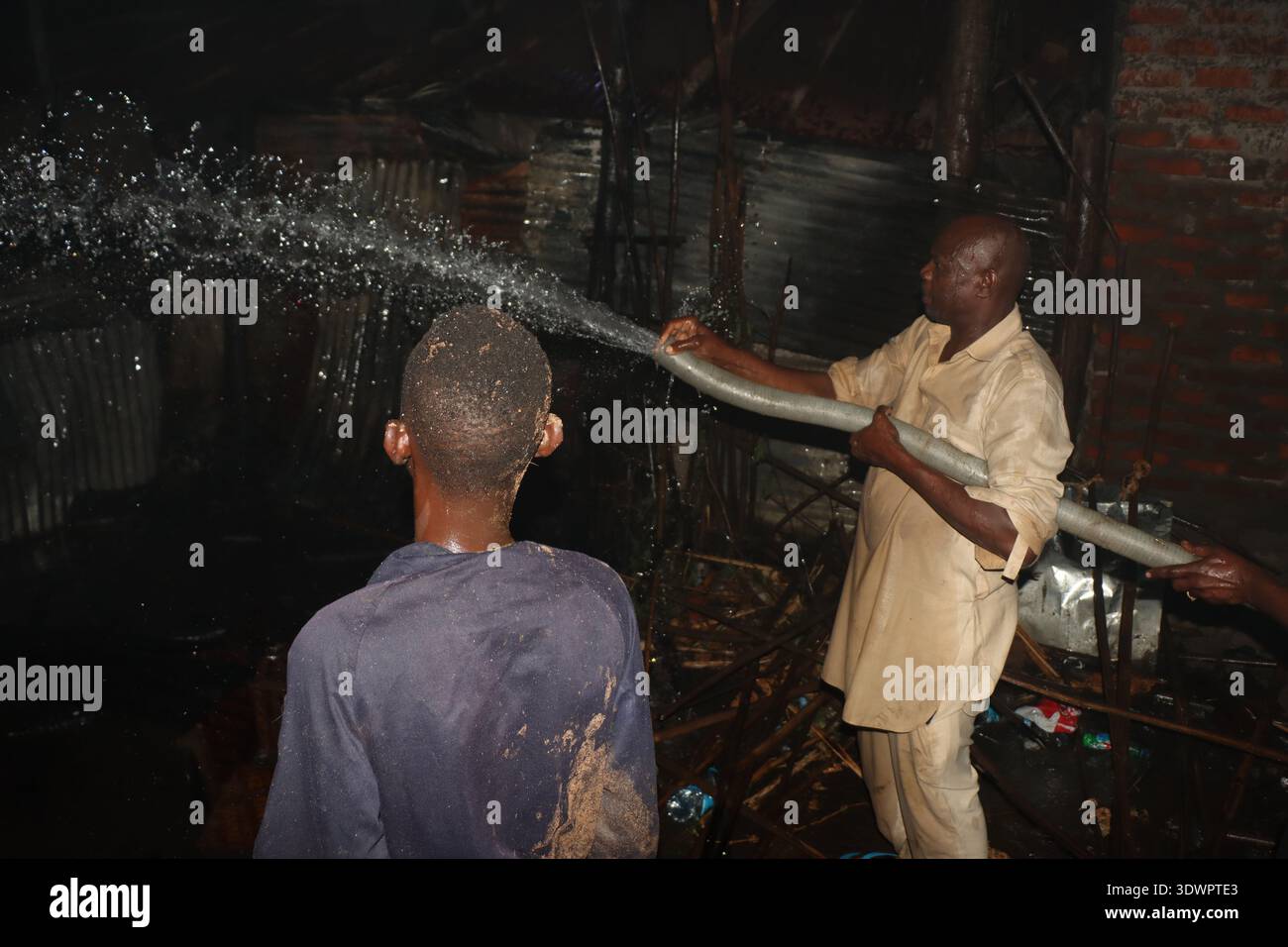 February 27, 2026, Juba, Ces / Juba, South Sudan: Fire destroys homes ...