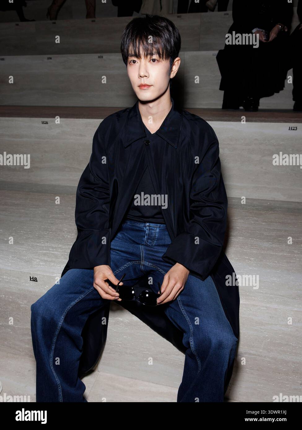 Xiao Zhan attends GUCCI Fall/Winter 2026-2027 runway during Milan ...