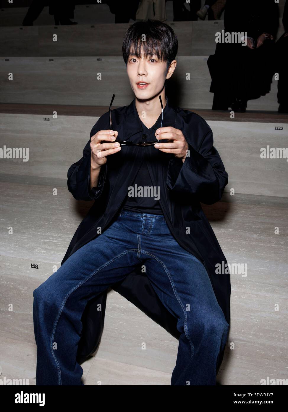Xiao Zhan attends GUCCI Fall/Winter 2026-2027 runway during Milan ...