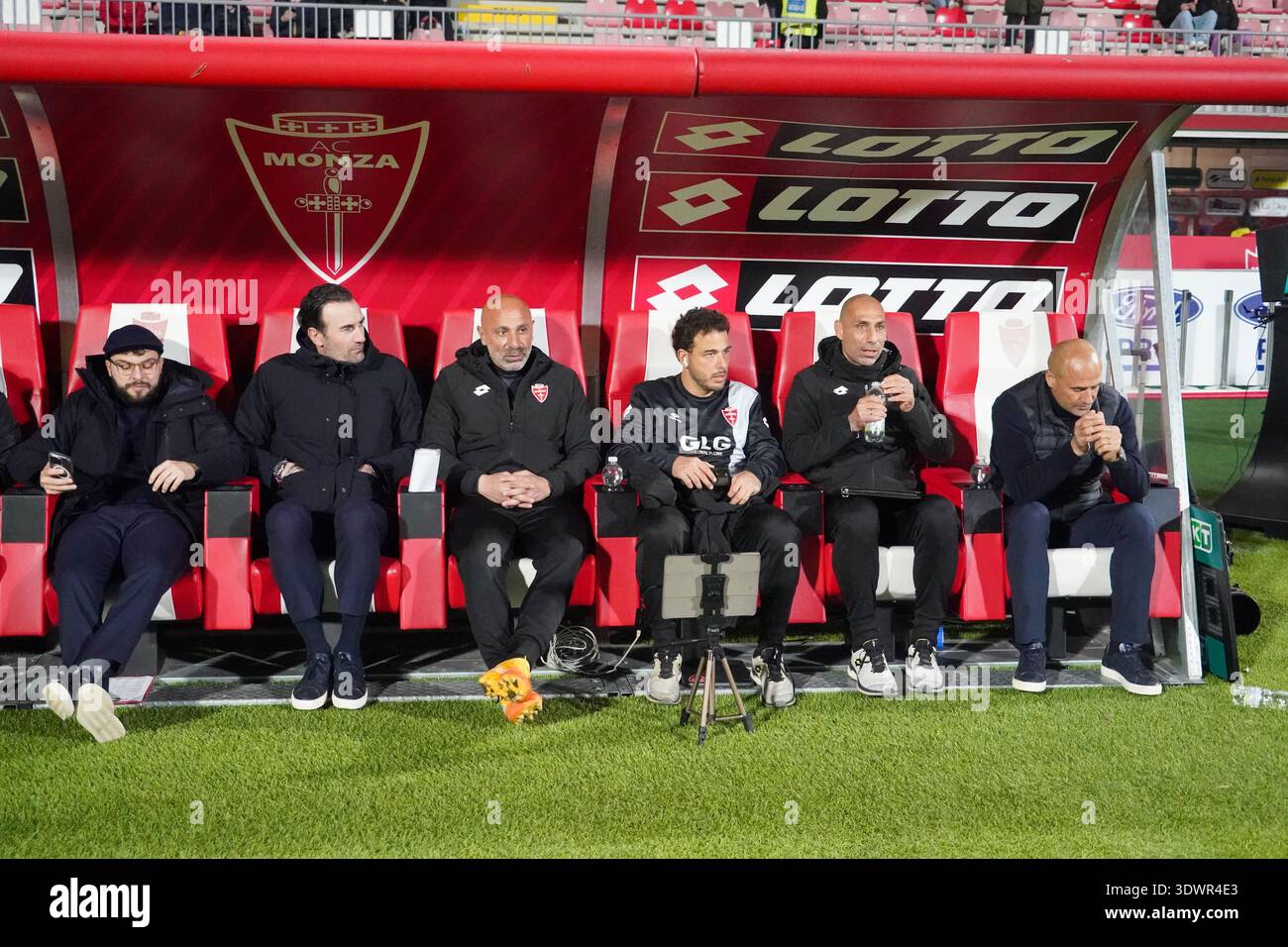 Ac Monza bench during the Italian championship Serie B football match ...