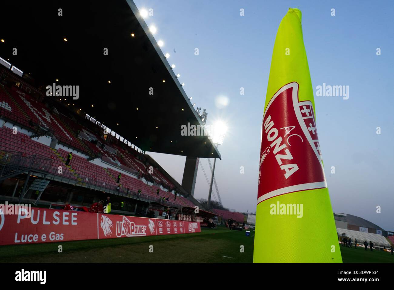 U-Power Stadium during the Italian championship Serie B football match ...