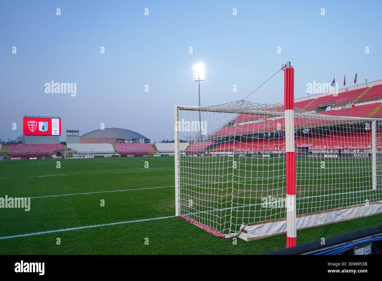 U-Power Stadium during the Italian championship Serie B football match ...