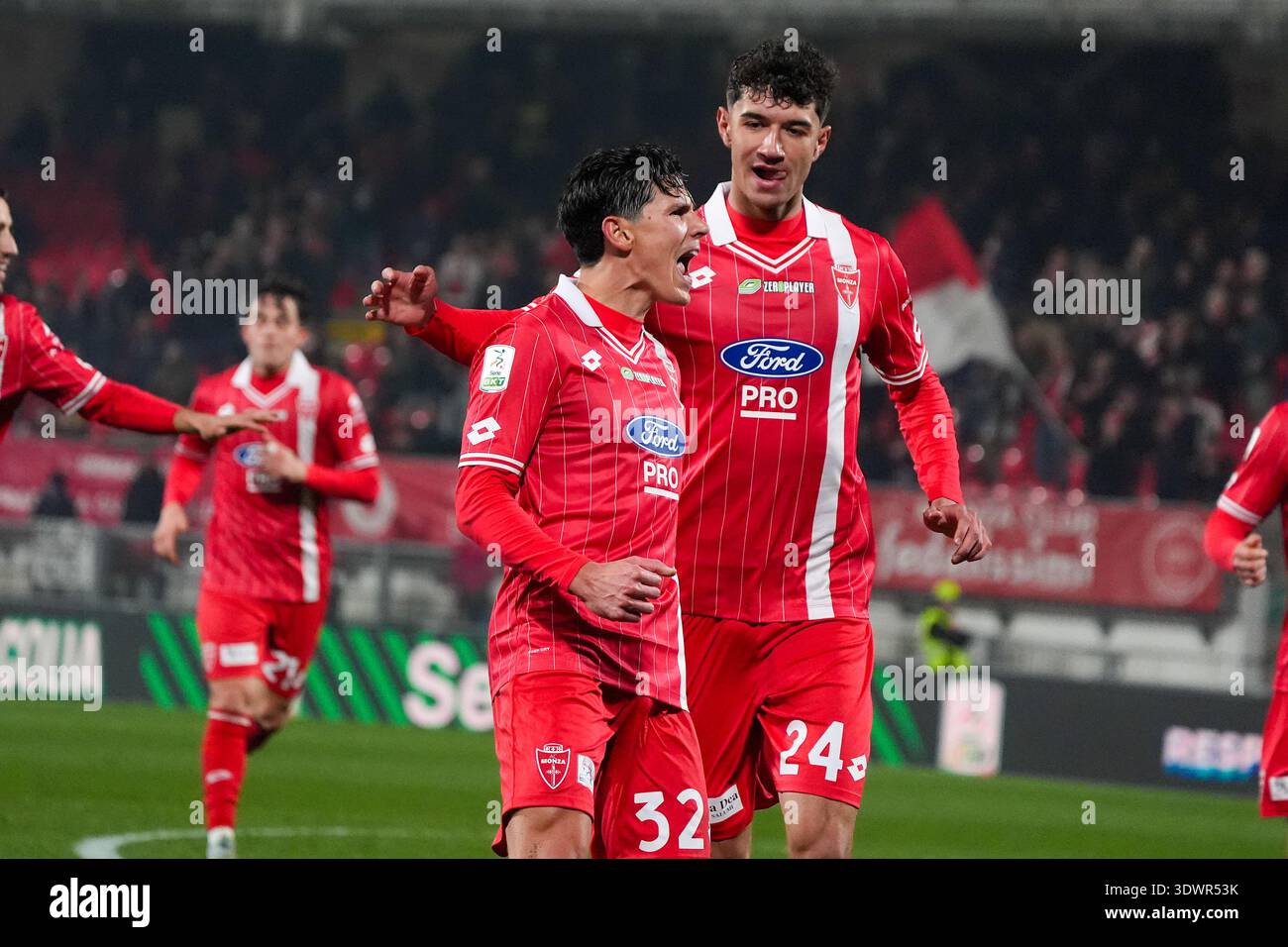 Matteo Pessina goal celebrate during the Italian championship Serie B ...
