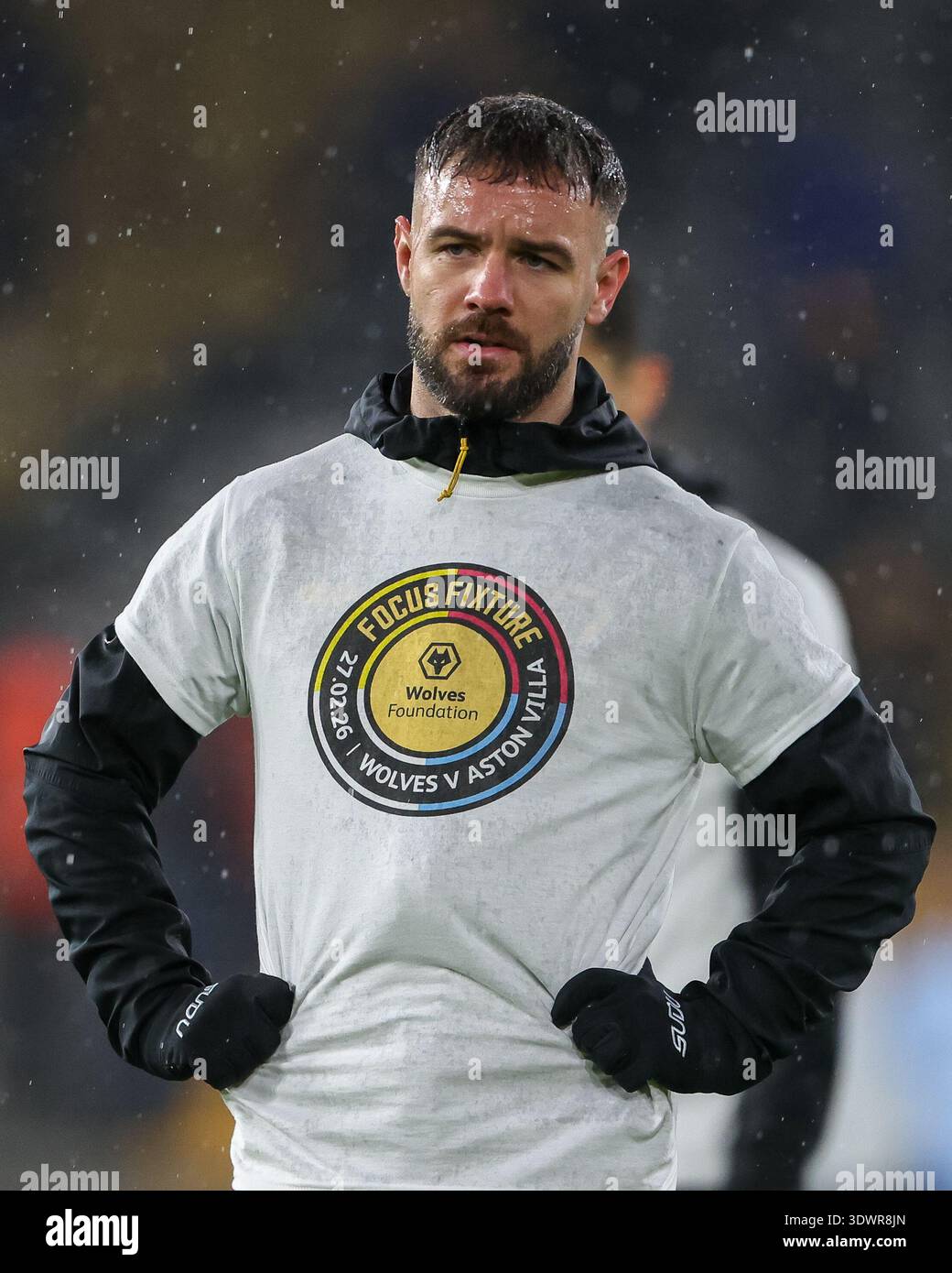 9, Adam Armstrong of Wolverhampton Wanderers at warm up during the ...