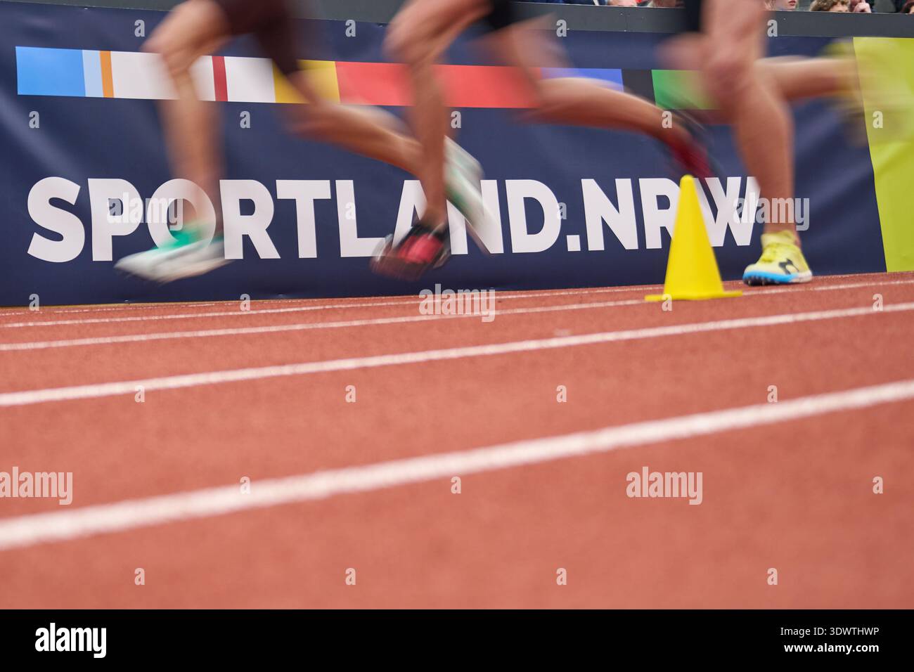 28 February 2026, North Rhine-Westphalia, Dortmund: Athletics/indoor ...