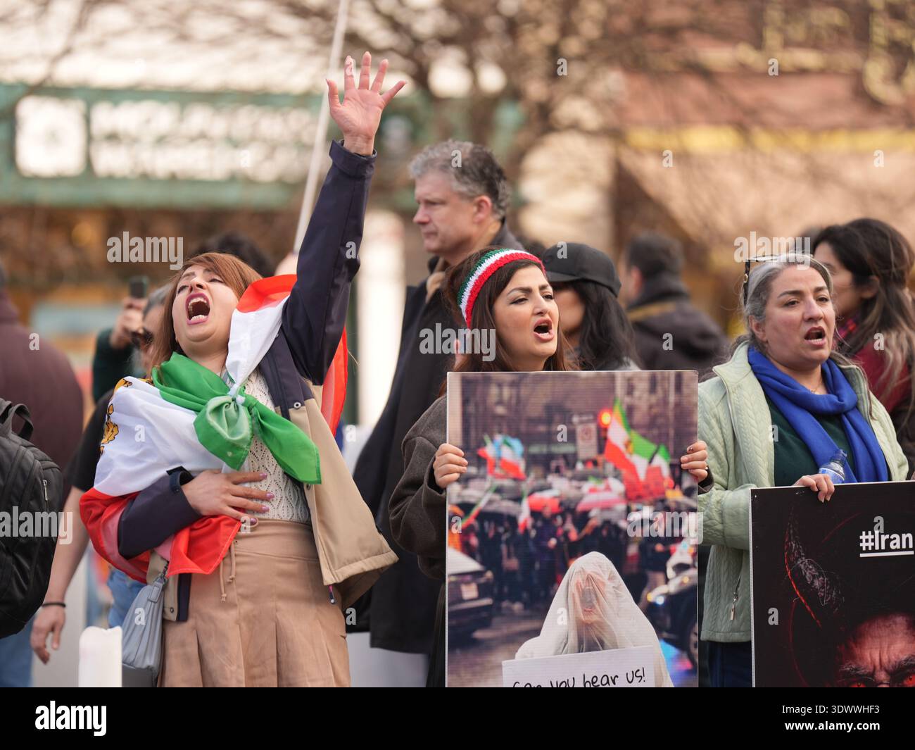 People showing their support outside the GPO on O'Connell Street in ...