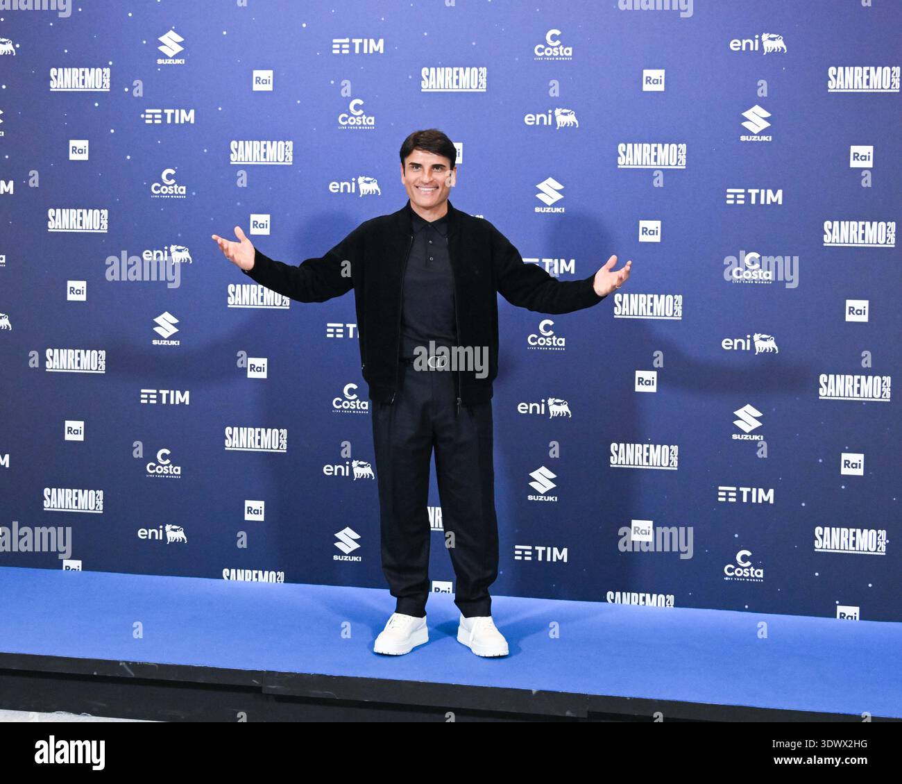 Sanremo, 76th Italian Song Festival - Sal Da Vinci Photocall. Pictured ...