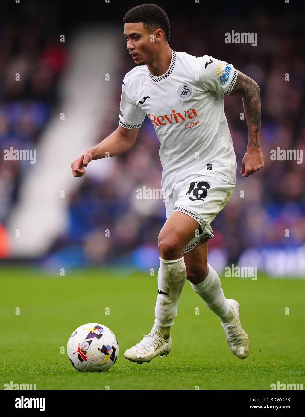 Swansea City's Gustavo Nunes during the Sky Bet Championship match at ...