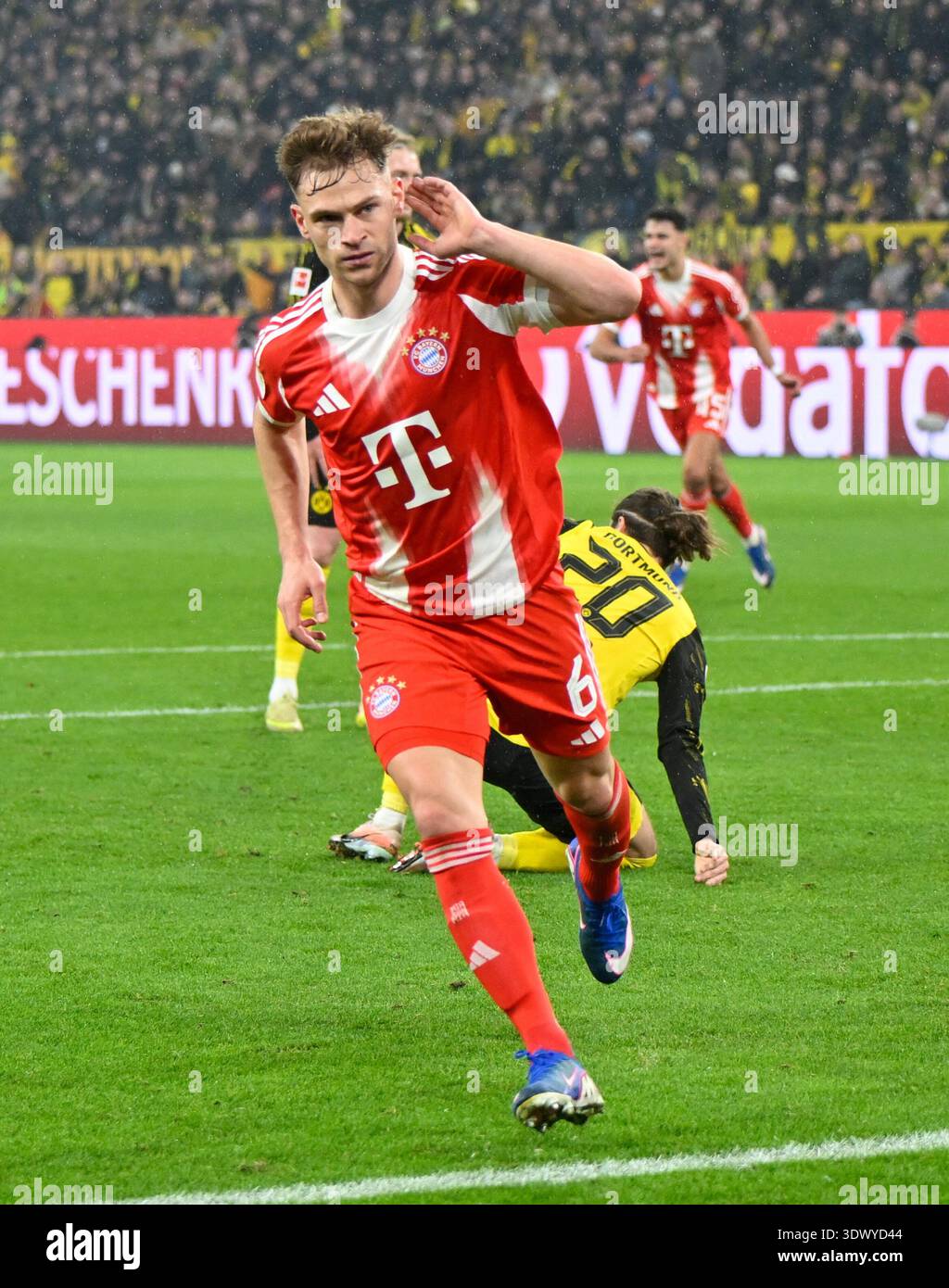 2:3 Goal, celebration, goal scorer Joshua Kimmich (Bayern) Dortmund ...