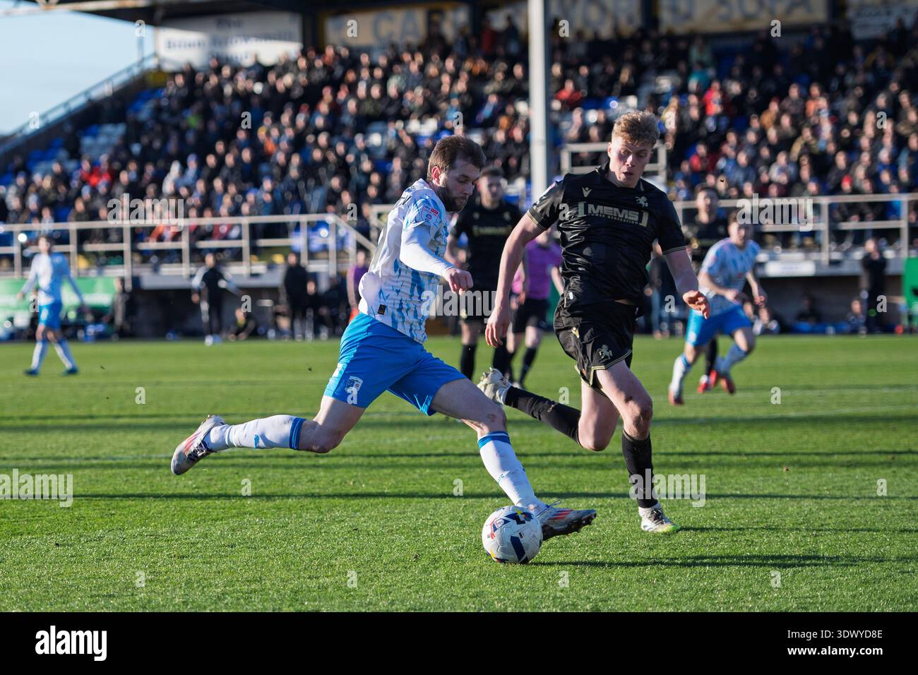 Barrow's Connor Mahoney during the Sky Bet League 2 match between ...