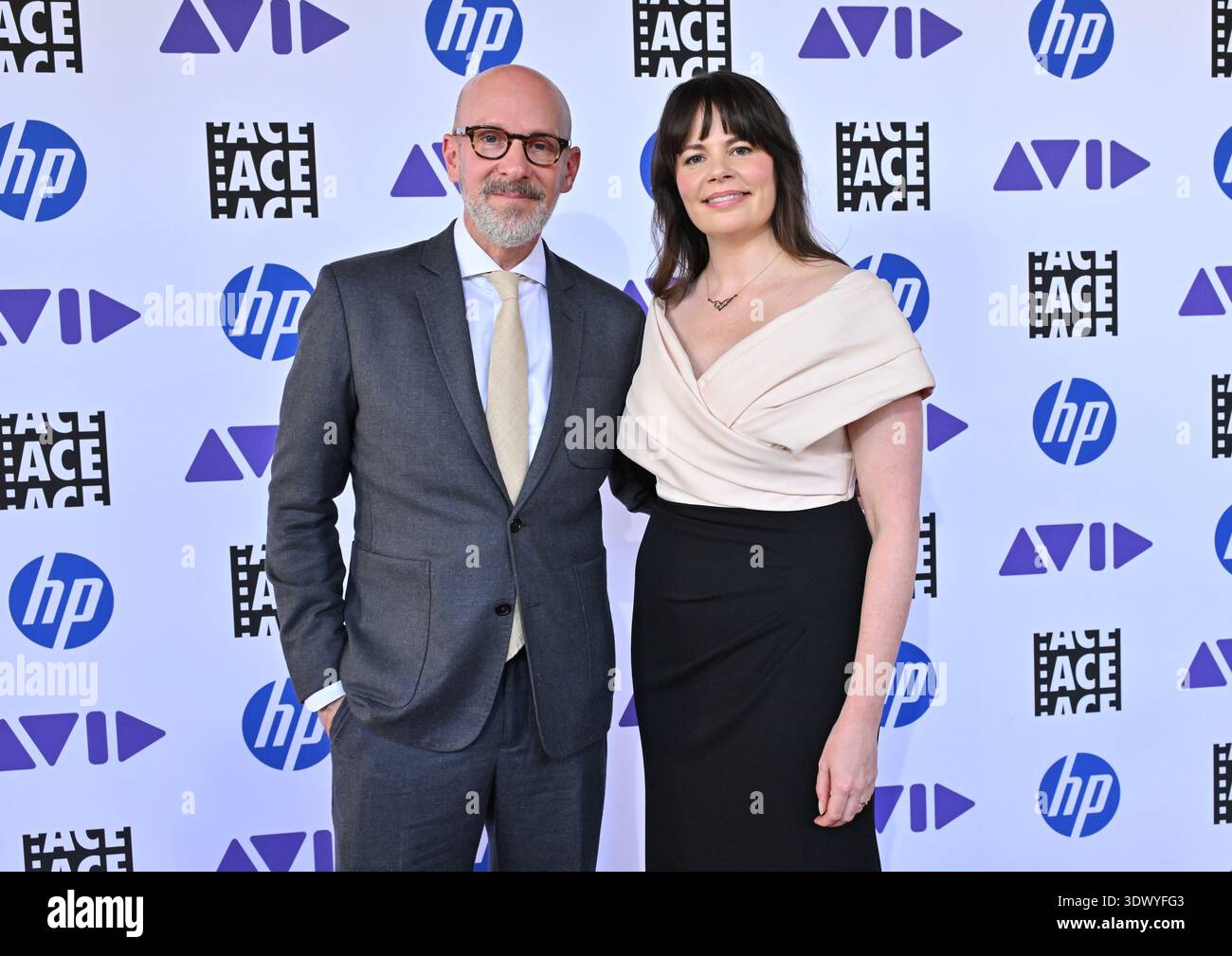 Joshua Seftel and Erin Casper arriving to the 76th Annual ACE Eddie ...