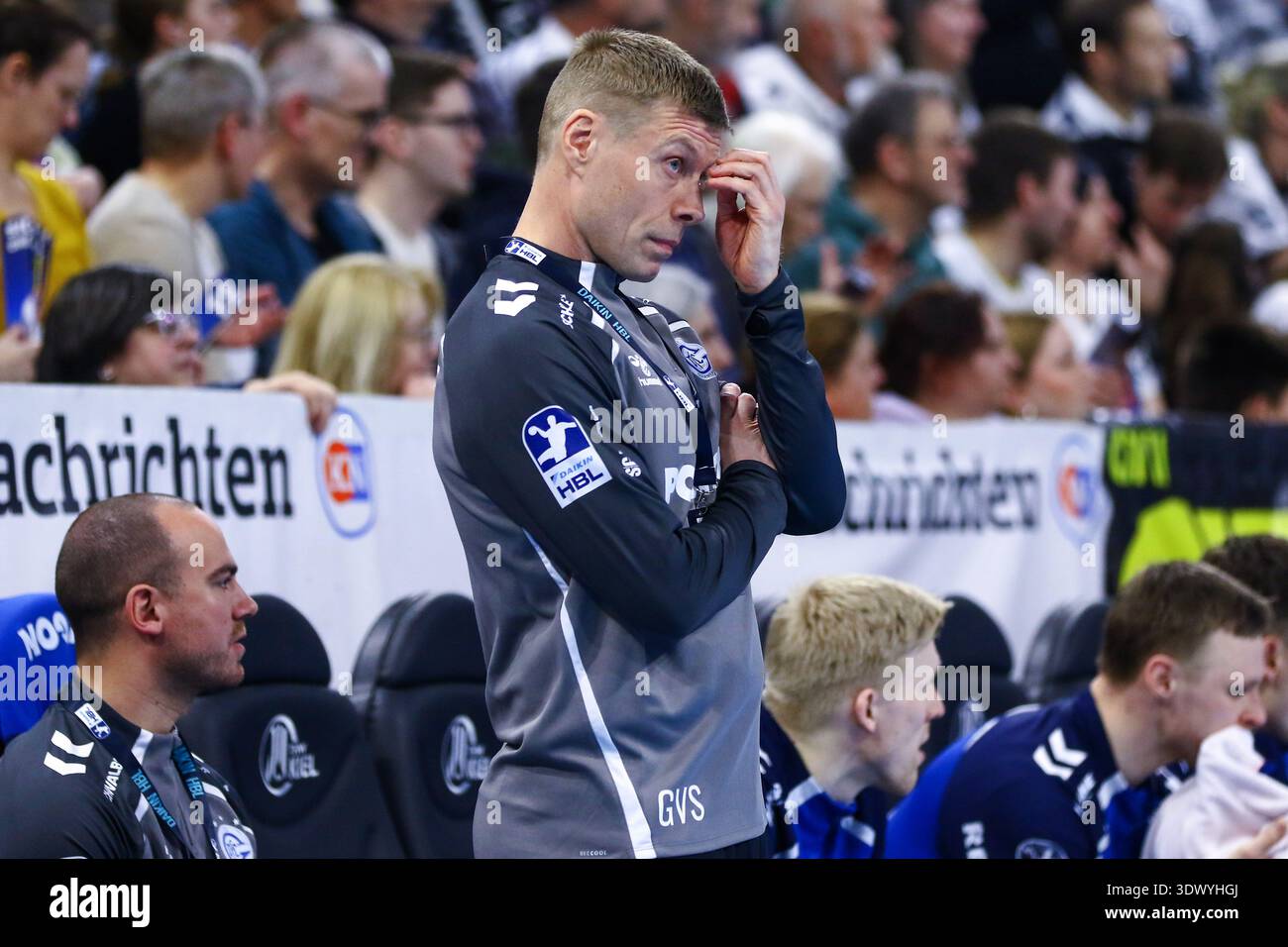 28 February 2026, Schleswig-Holstein, Kiel: Handball: Bundesliga, THW ...