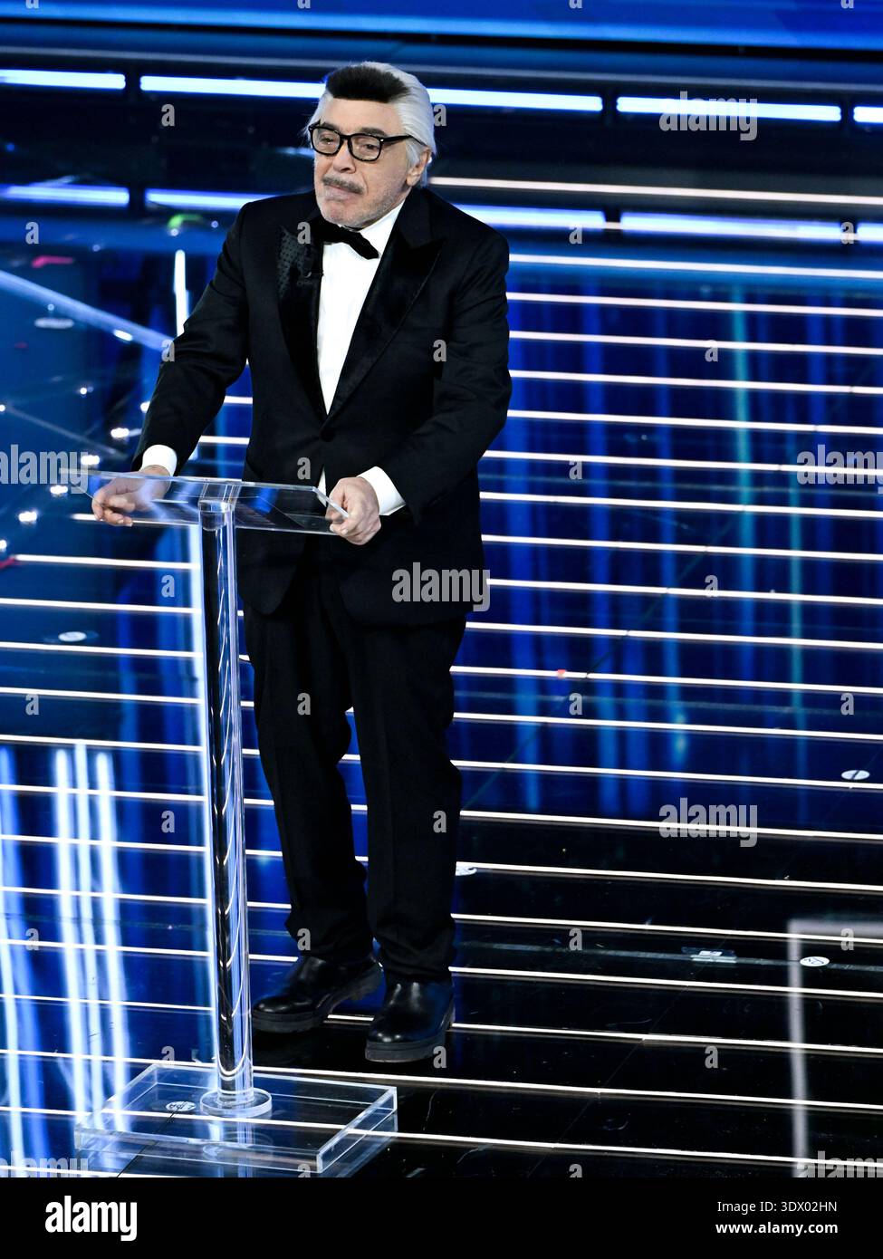 Sanremo, 76th Italian Song Festival. Fifth Final Night. Pictured: Nino ...