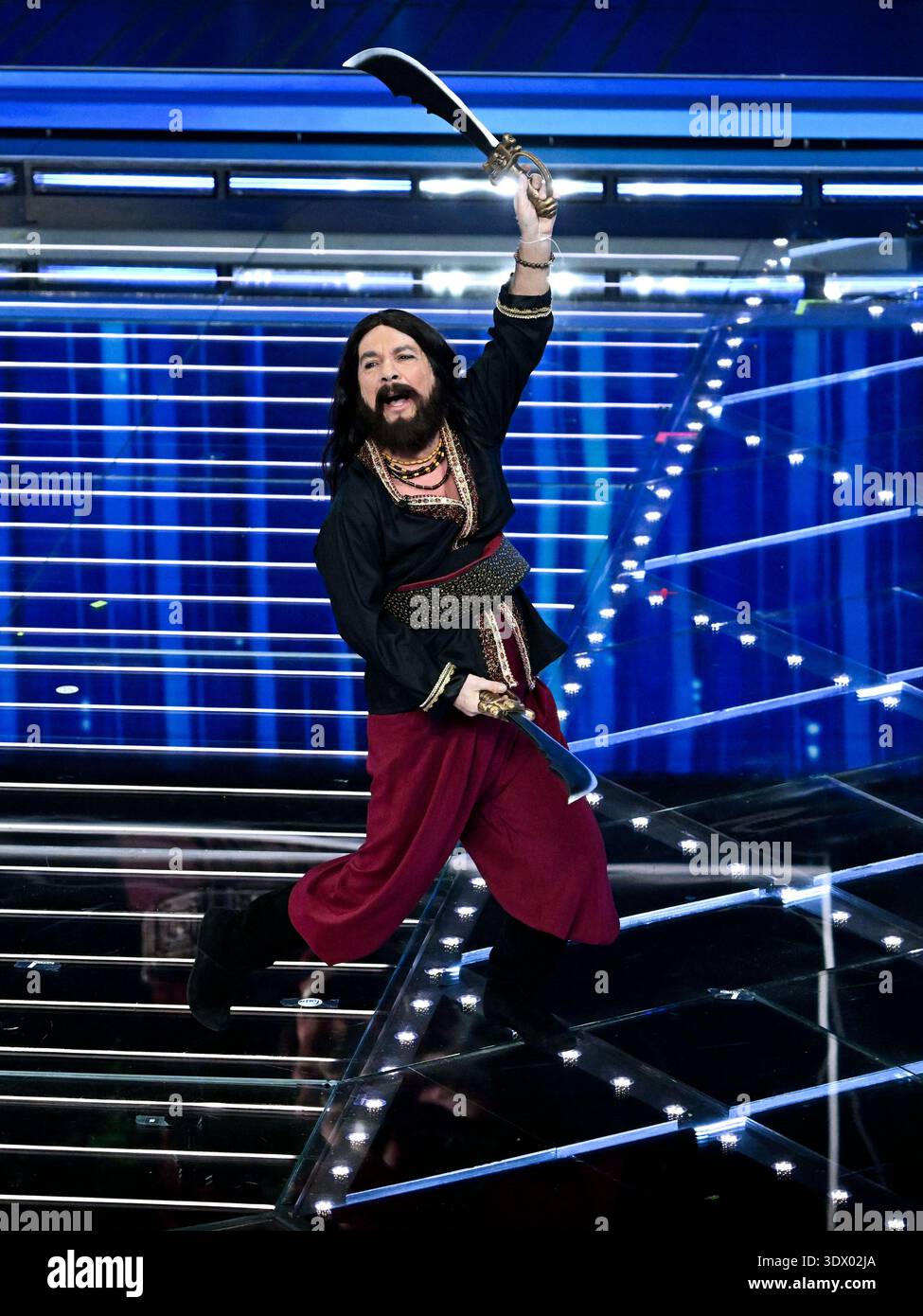 Sanremo, 76th Italian Song Festival. Fifth Final Night. Pictured: Nino ...