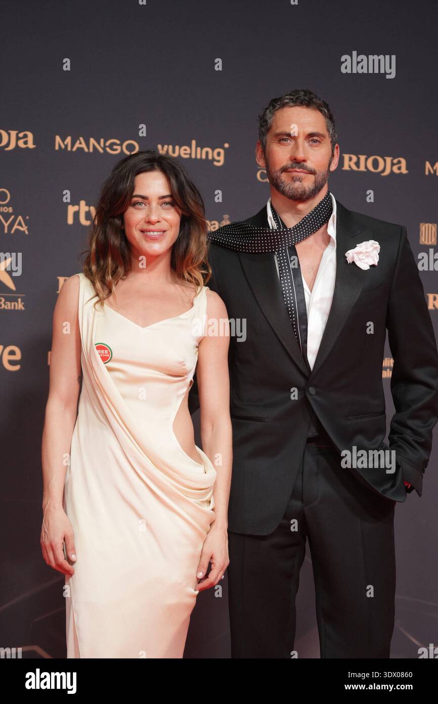 Paco Leon and María Leon at photocall for the 40th annual Goya Film ...