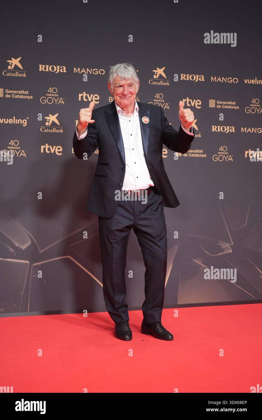 Kandido Uranga at photocall for the 40th annual Goya Film Awards in ...