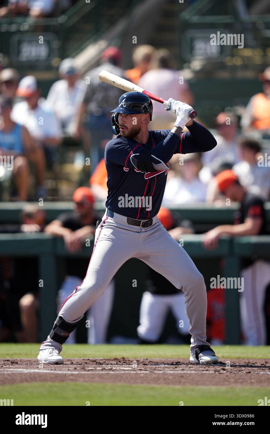 Atlanta Braves' DaShawn Keirsey Jr. plays during a spring training ...